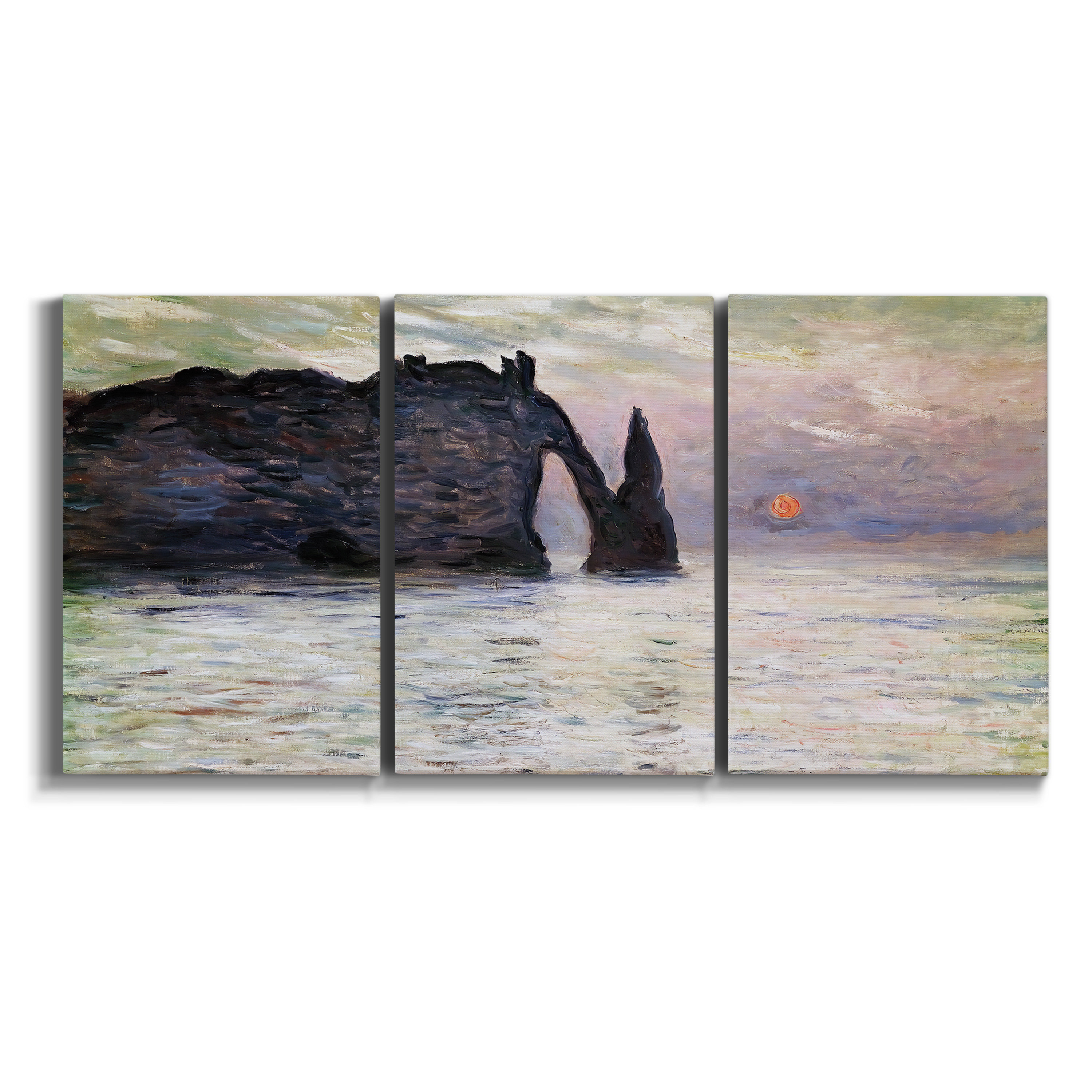 Highland Dunes Blue Sky And Blossoms On Canvas 3 Pieces Print - Wayfair ...