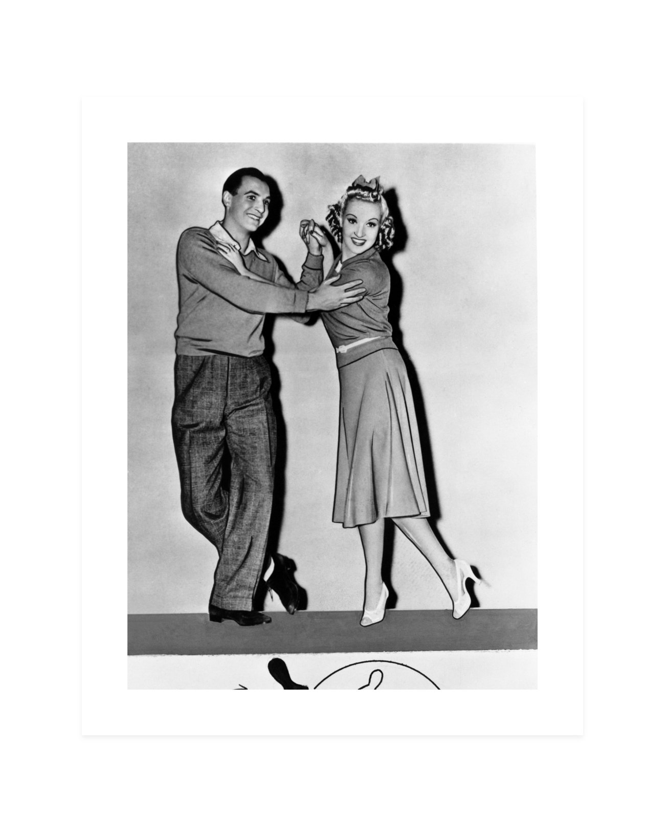 Globe Photos Entertainment & Media Betty Grable Dancing with Actor ...
