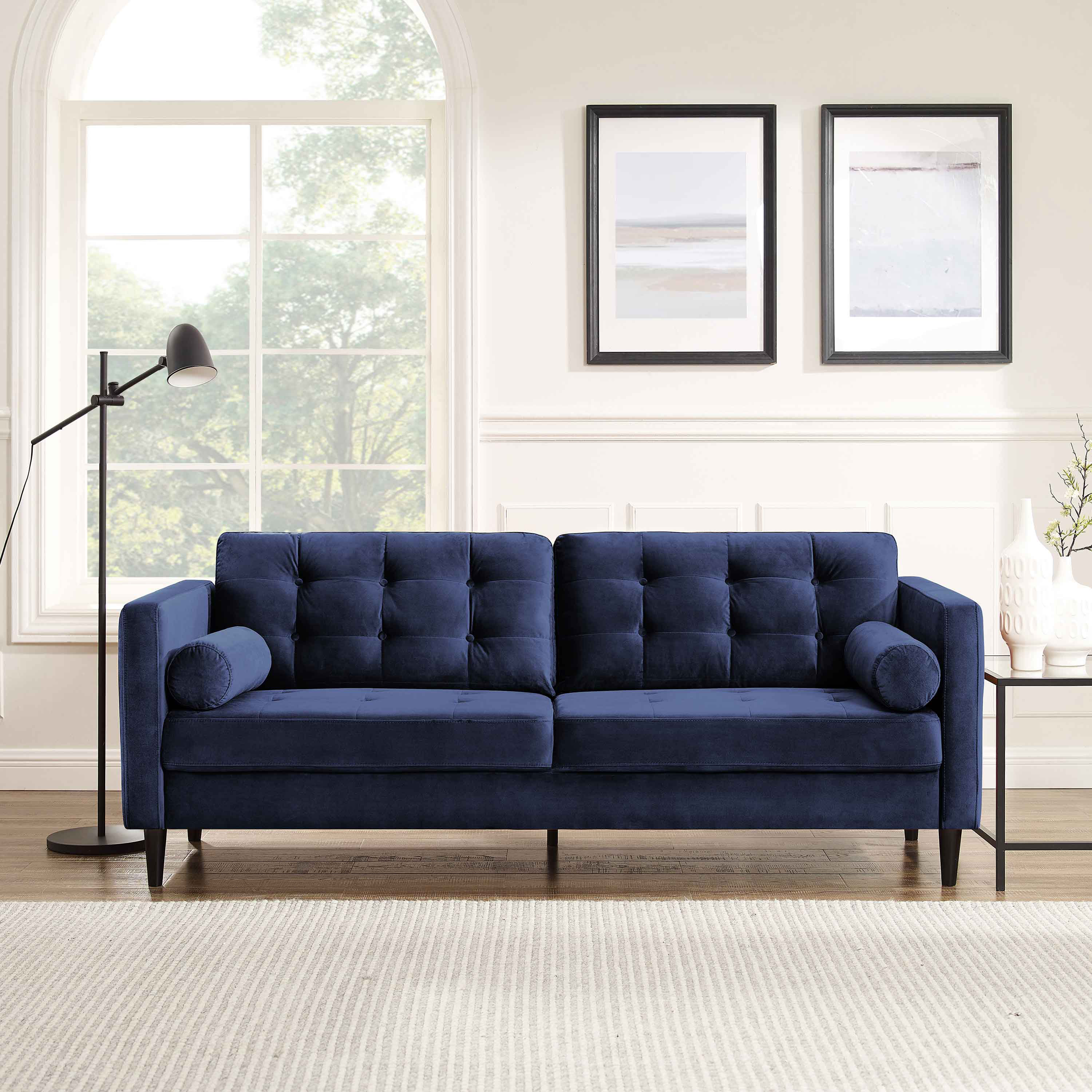 Corrigan Studio® MINIMORE Modern Style Jeses 80.3" Mid-century Sofa ...