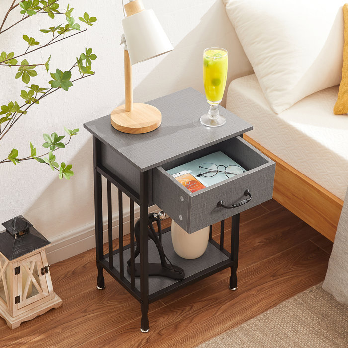 Trent Austin Design® Kempst Metal Nightstand | Wayfair