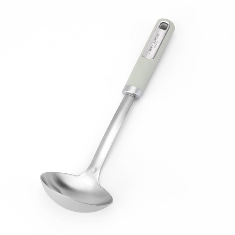 Laura Ashley Stainless Steel Ladle Spoon - Sage Parterre | Wayfair.co.uk