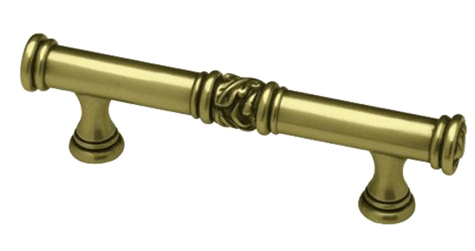 D. Lawless Hardware (5 Pack) 3 inch Victorian Leaf Pull Tumbled Antique ...