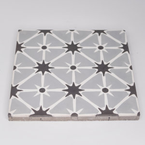 Moroccan Mosaic Venice 8" x 8" Cement Patterned Wall & Floor Tile ...