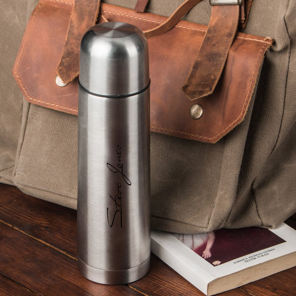 zarify Stainless Steel Thermos With Signature Design | Wayfair.co.uk