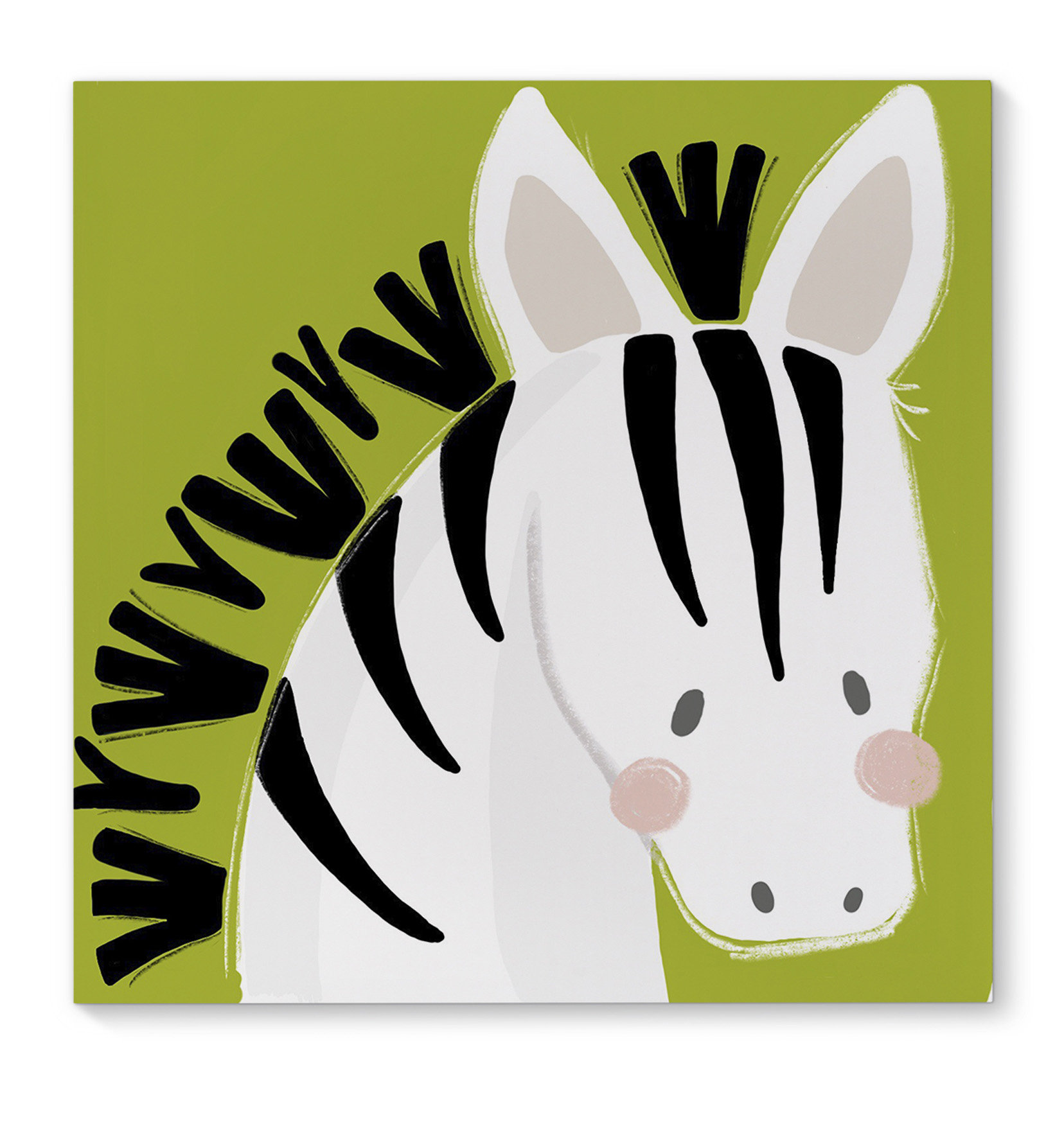 KAVKA DESIGNS 'Zebra' Drawing Print on Canvas - Wayfair Canada
