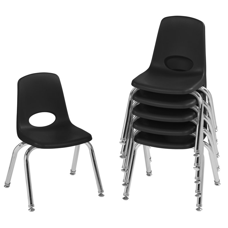 Factory Direct Partners Stacking Classroom Chair ( Set of 6 ) & Reviews ...