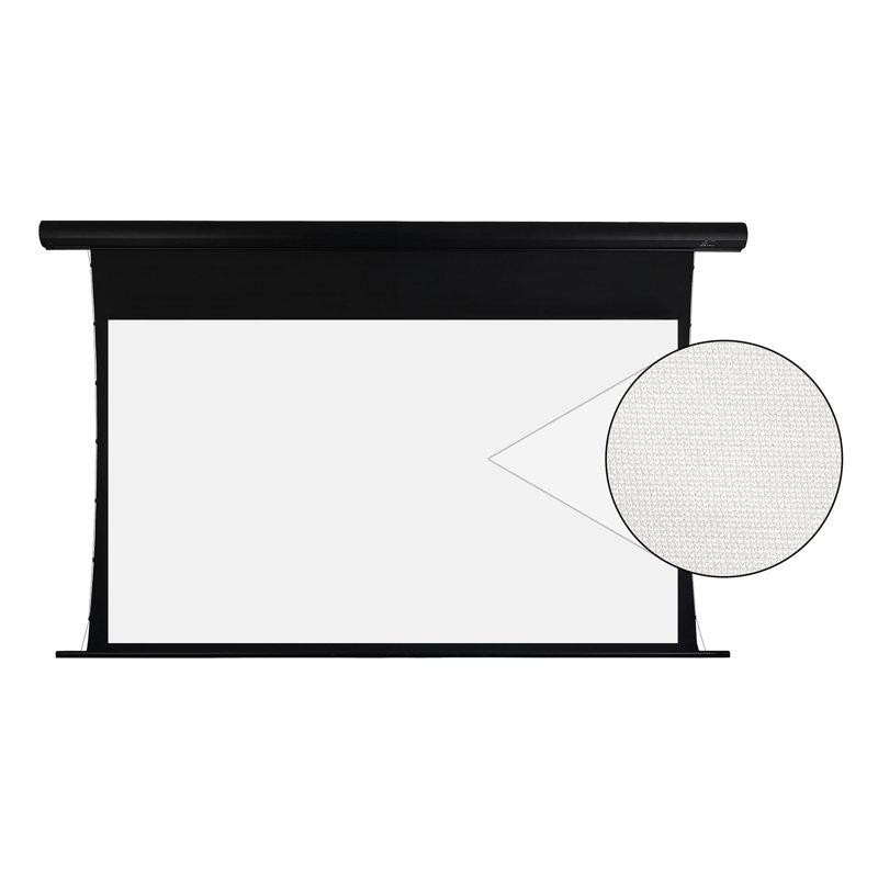 Elite Screens Saker Tab-Tension White 58.8" x 104.6" Electric Wall ...
