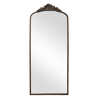 Astoria Grand Arched Antique Ornate Full Length Floor Mirror w/Free ...