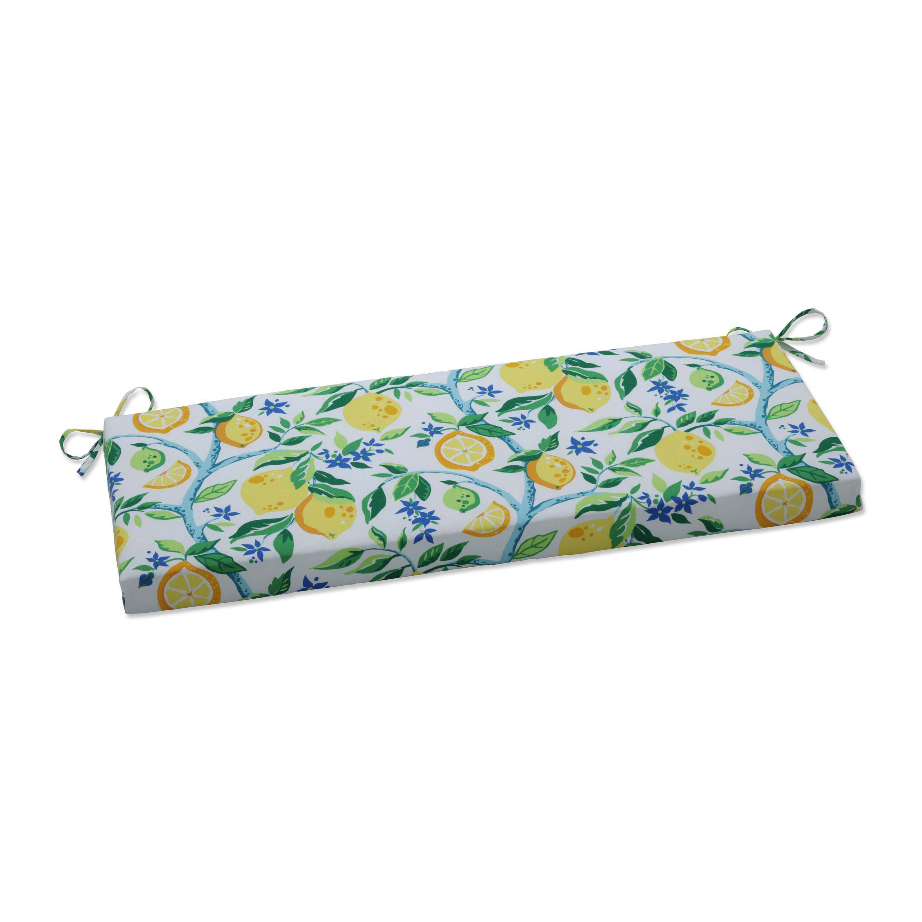 August Grove Lemon Tree Yellow Indoor/Outdoor Seat Cushion - Wayfair Canada