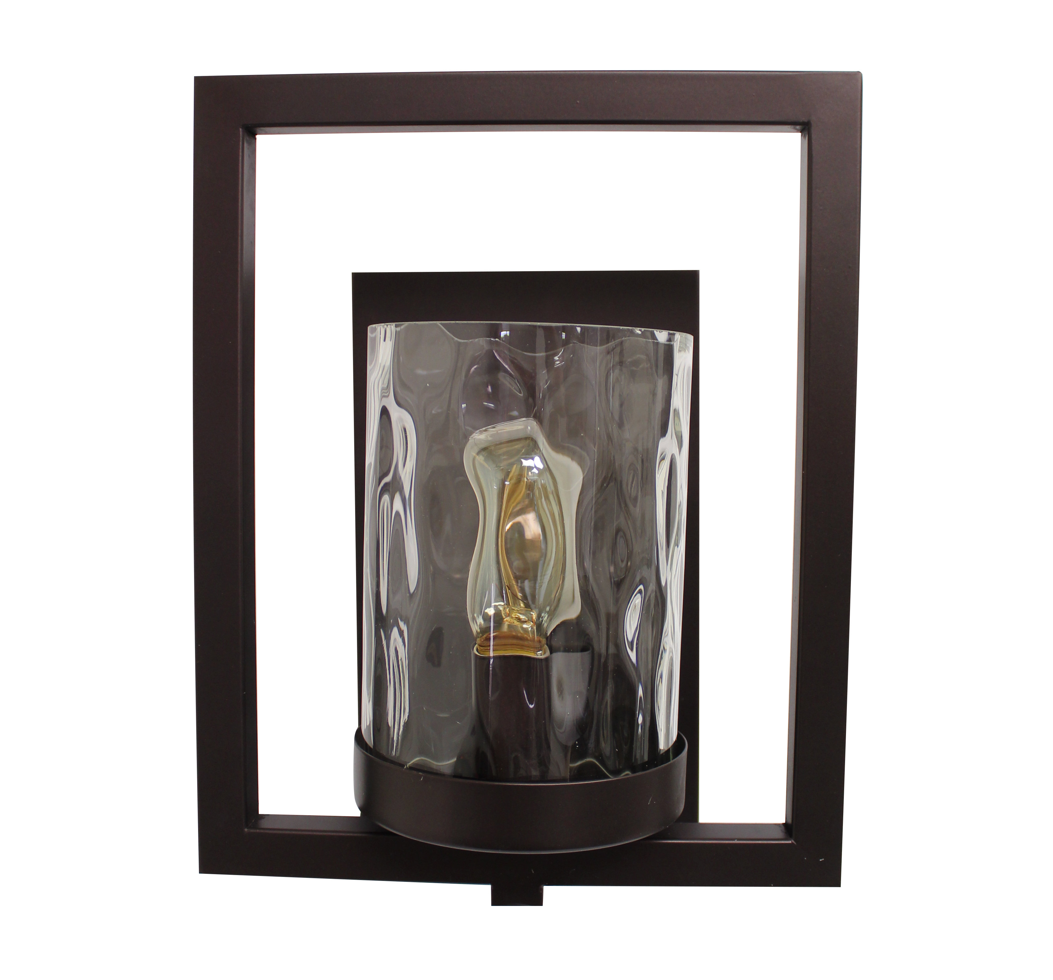 Longshore Tides Breton 1 - Light Dimmable Bronze Armed Sconce - Wayfair ...