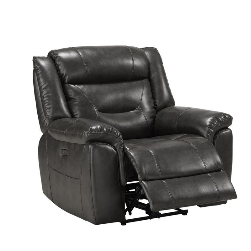 Red Barrel Studio® Modern Upholstered Power Motion Recliner for Living ...