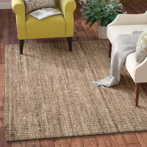 Beachcrest Home Erroll Handmade Flatweave Jute/Sisal Brown Rug ...