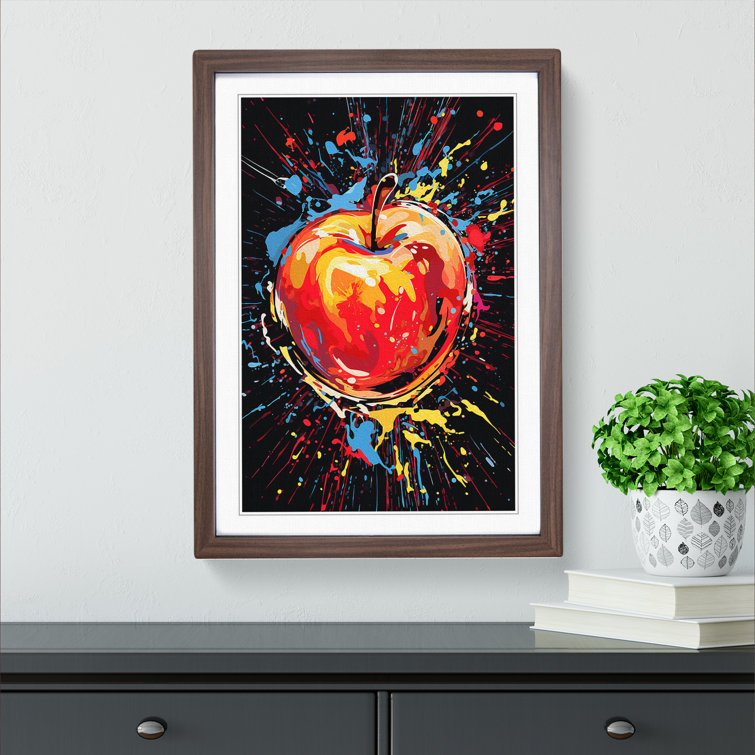 Big Box Art XYZ-FRM-V1223-1829 Apple Abstract No.2 - Print | Wayfair.co.uk