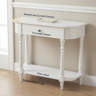 August Grove® Classic Narrow Entryway Console Table With Spindle Legs ...