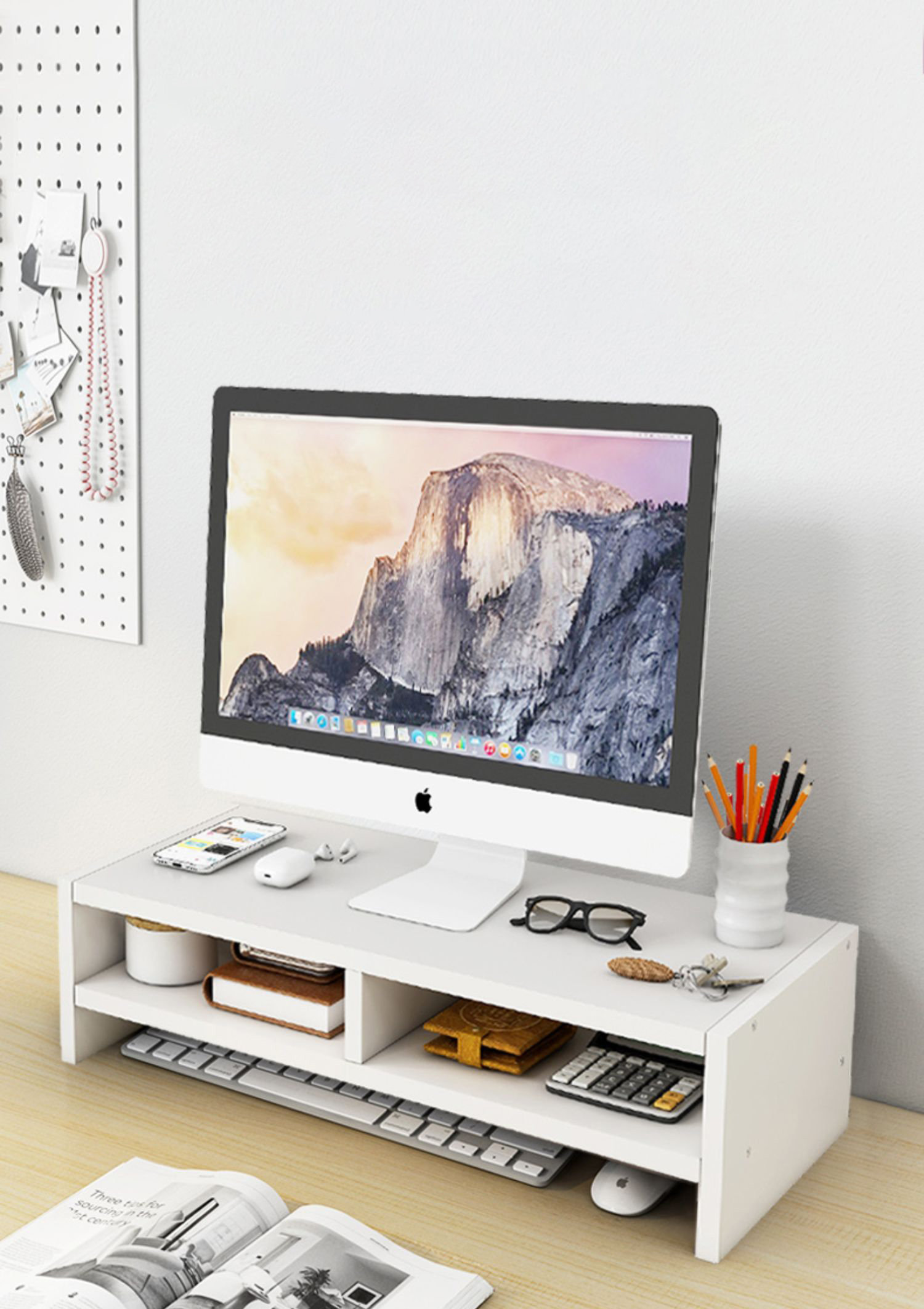 Inbox Zero Durable Computer Elevation Stand | Wayfair