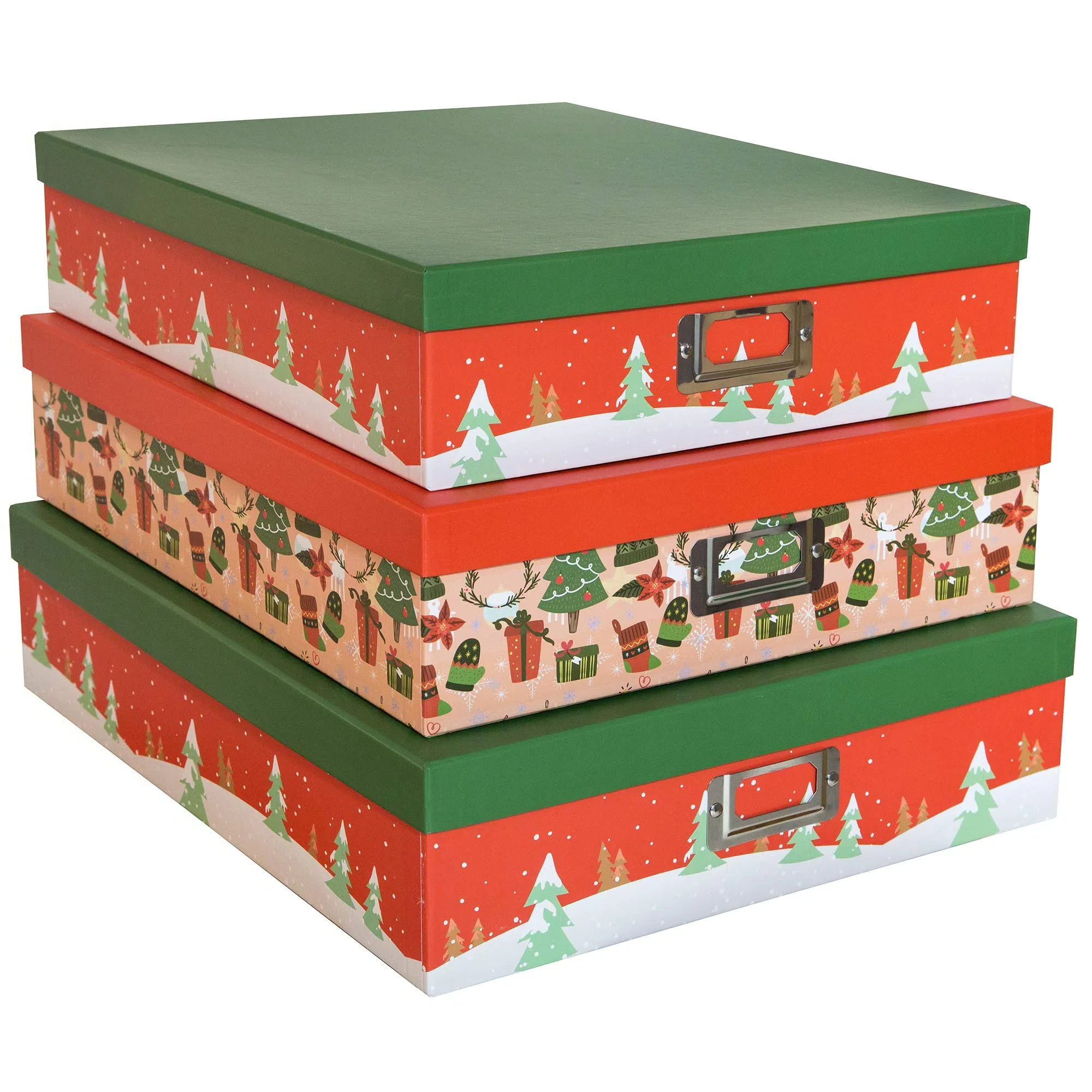 The Holiday Aisle® Kazen 3 Piece Decorative Box Set | Wayfair