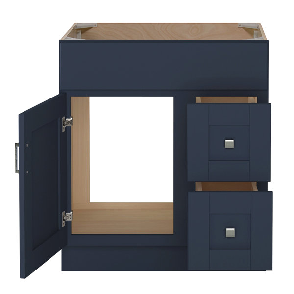 Sunnywood Blue Topaz 30 Single Bathroom Vanity Base Only in Blue | Wayfair