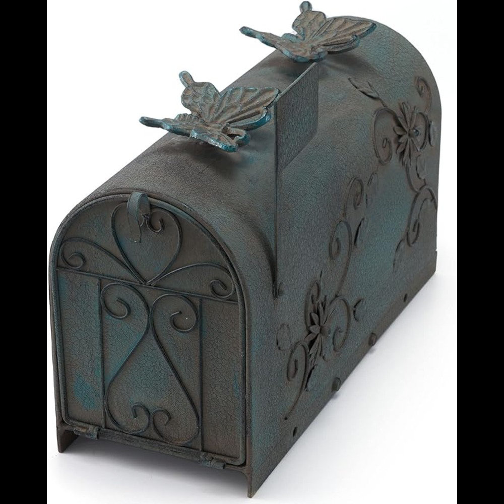 Invenitiah Heavy Duty Galvanized Steel Mailbox Post, Rural Mail Box ...