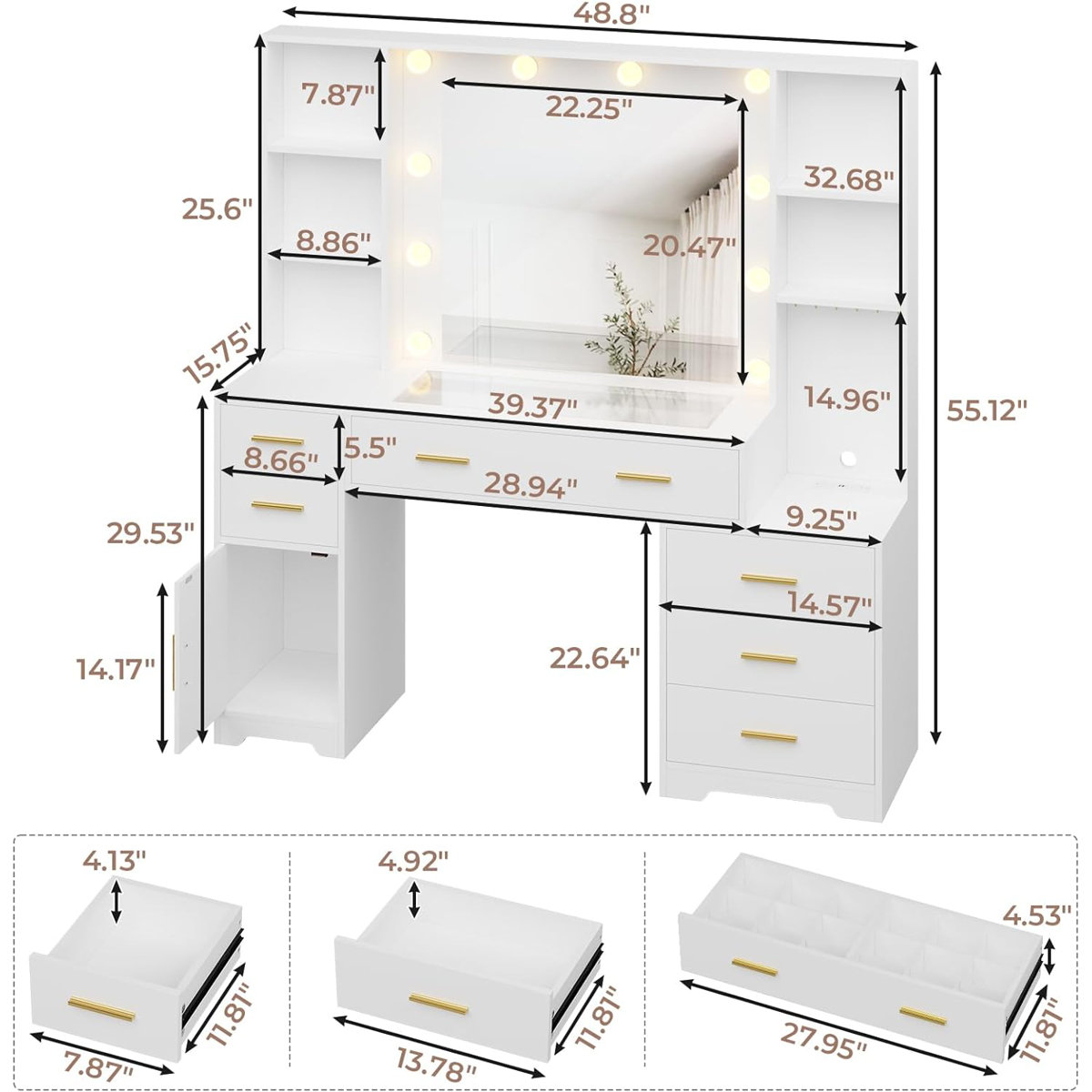 Mercer41 Vincci Vanity & Reviews - Wayfair Canada