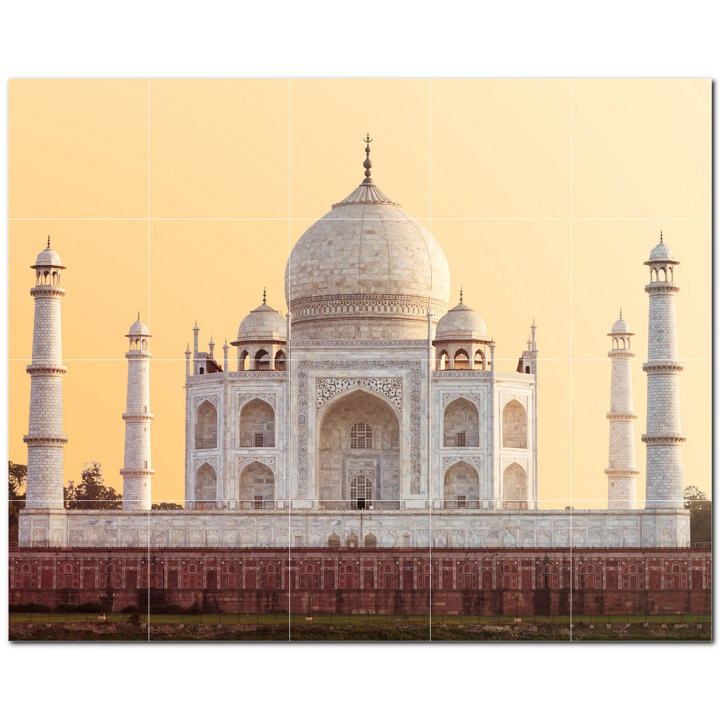 Picture-Tiles.com Famous Places Photo 12'' x 12'' Satin Ceramic ...