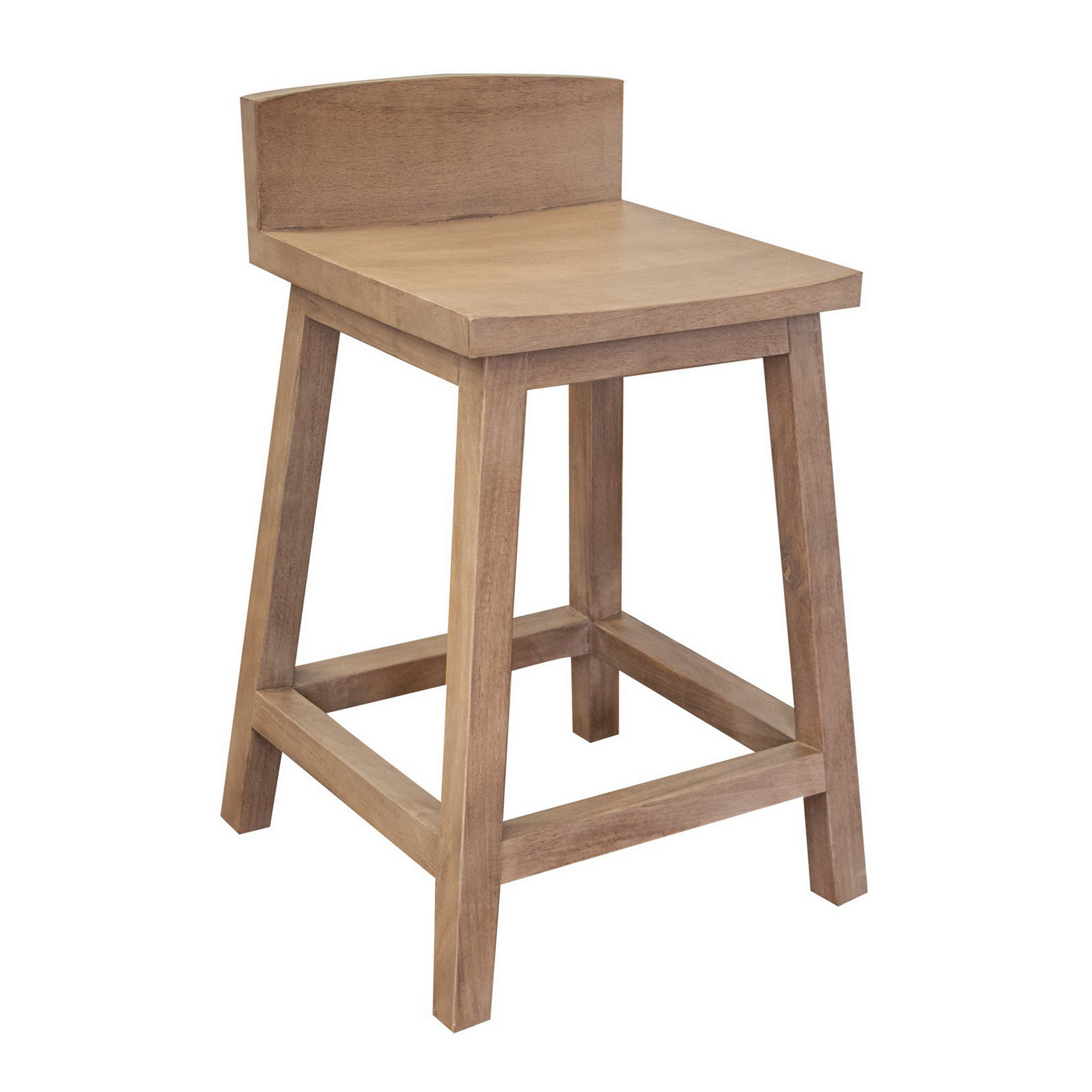 Loon Peak® Genese Solid Wood Stool | Wayfair