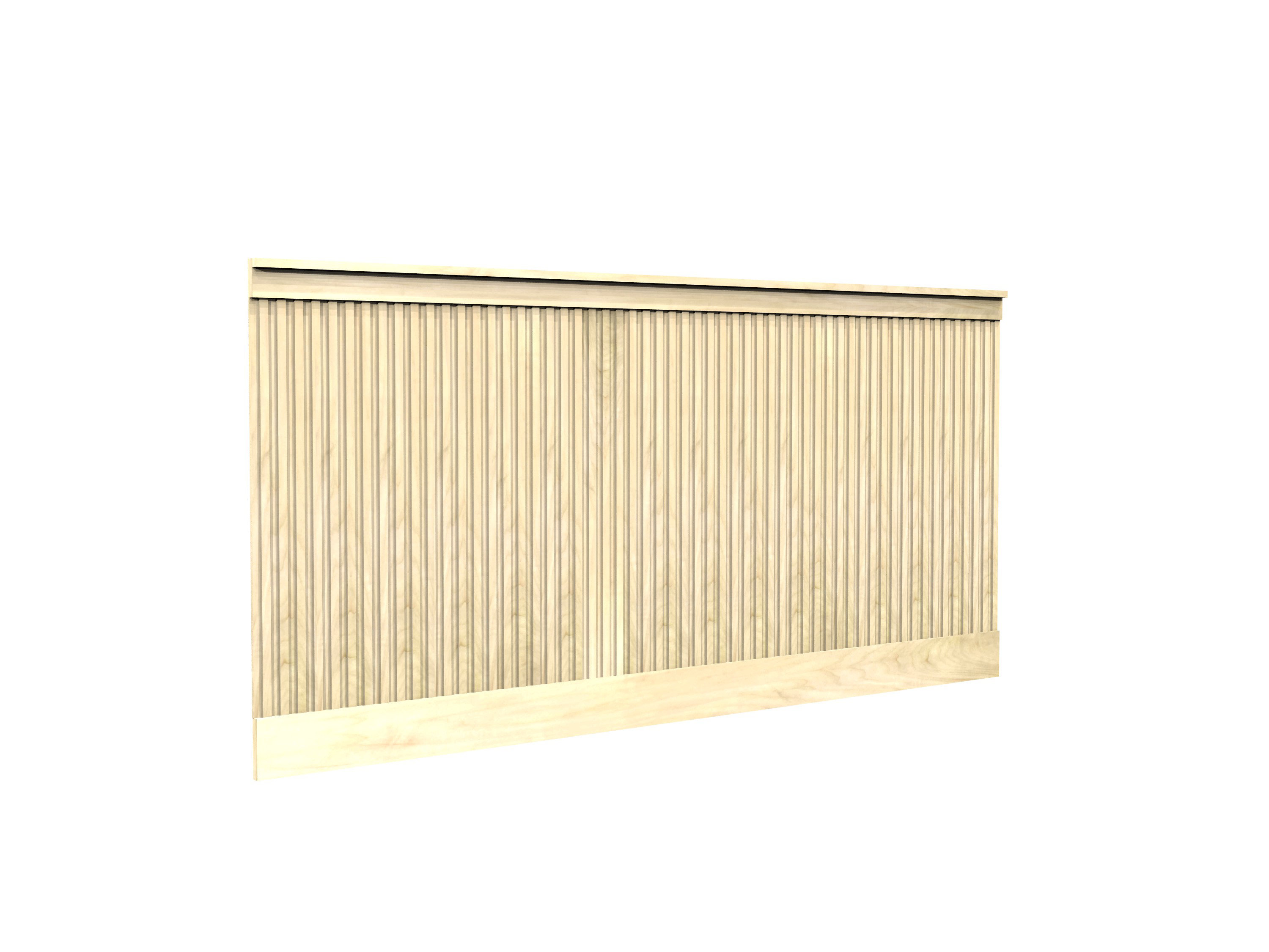 Ornamental Mouldings 40" x Varying Length 3D Embossed Panel in Brown ...