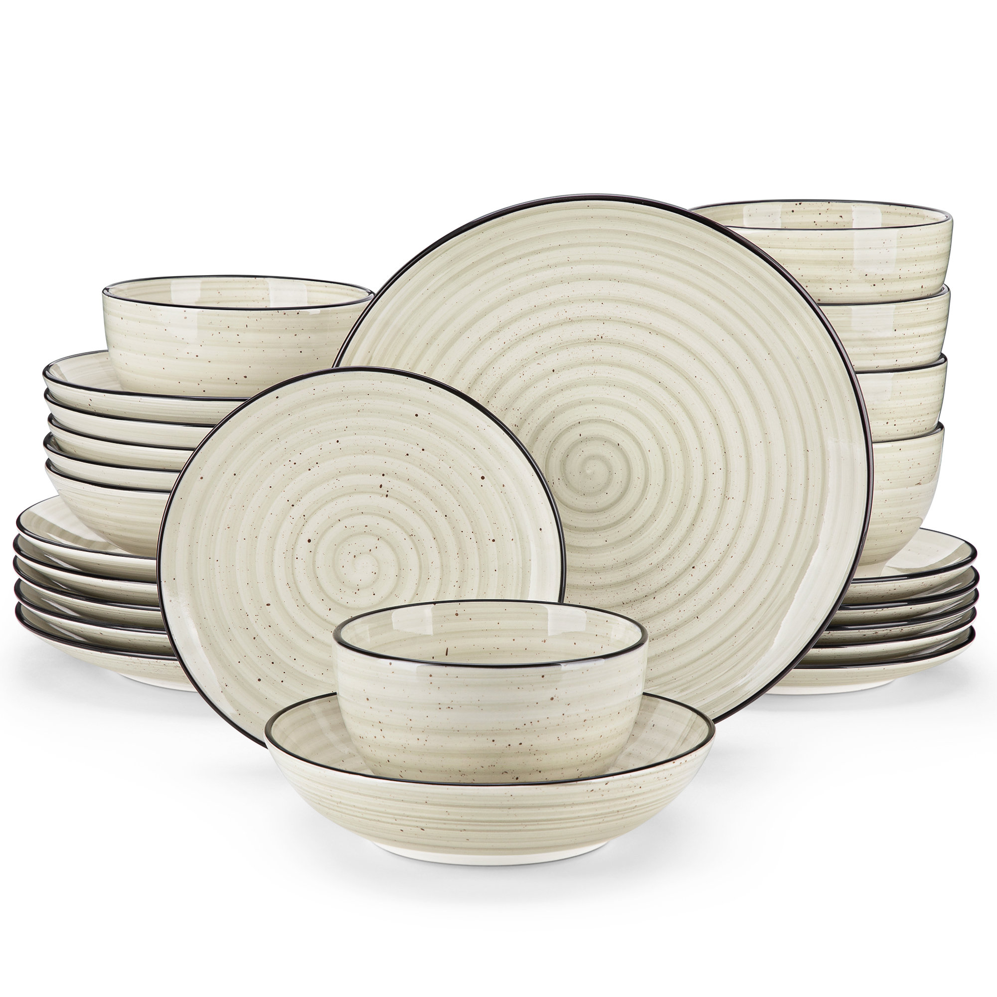 Vancasso 24 Piece Dinnerware Set, Service for 6 & Reviews | Wayfair.co.uk