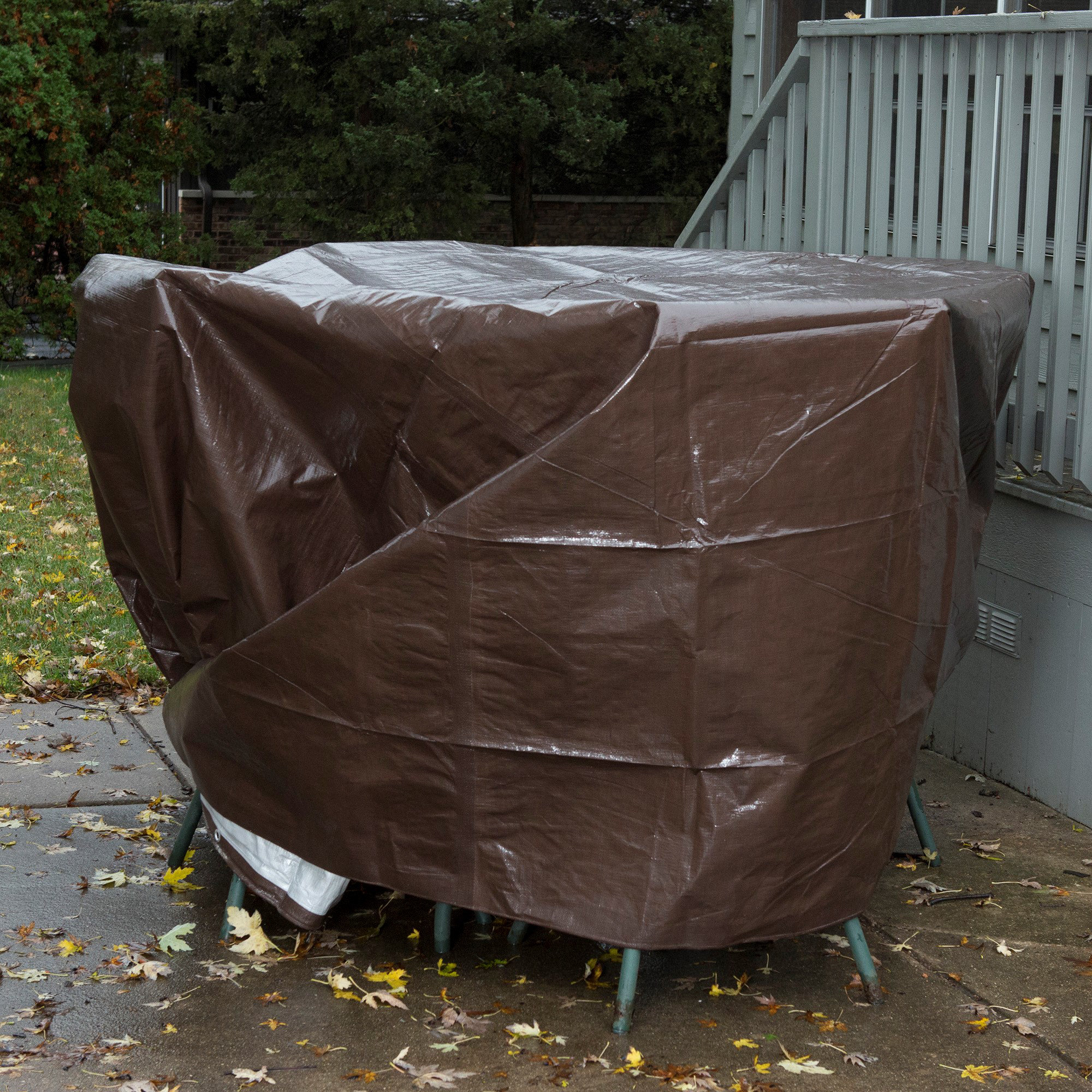 TAFCO Super Corner Heavy-Duty Reversible Poly 10 mil Tarp Kit & Reviews ...