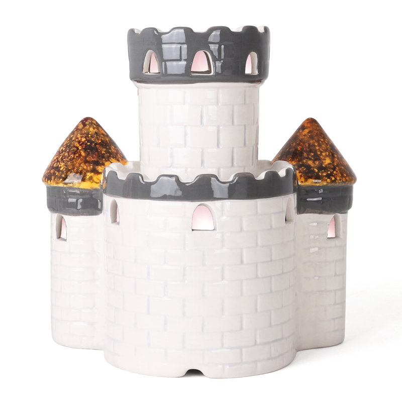 Astoria Grand Lighted Ceramic Castle | Wayfair