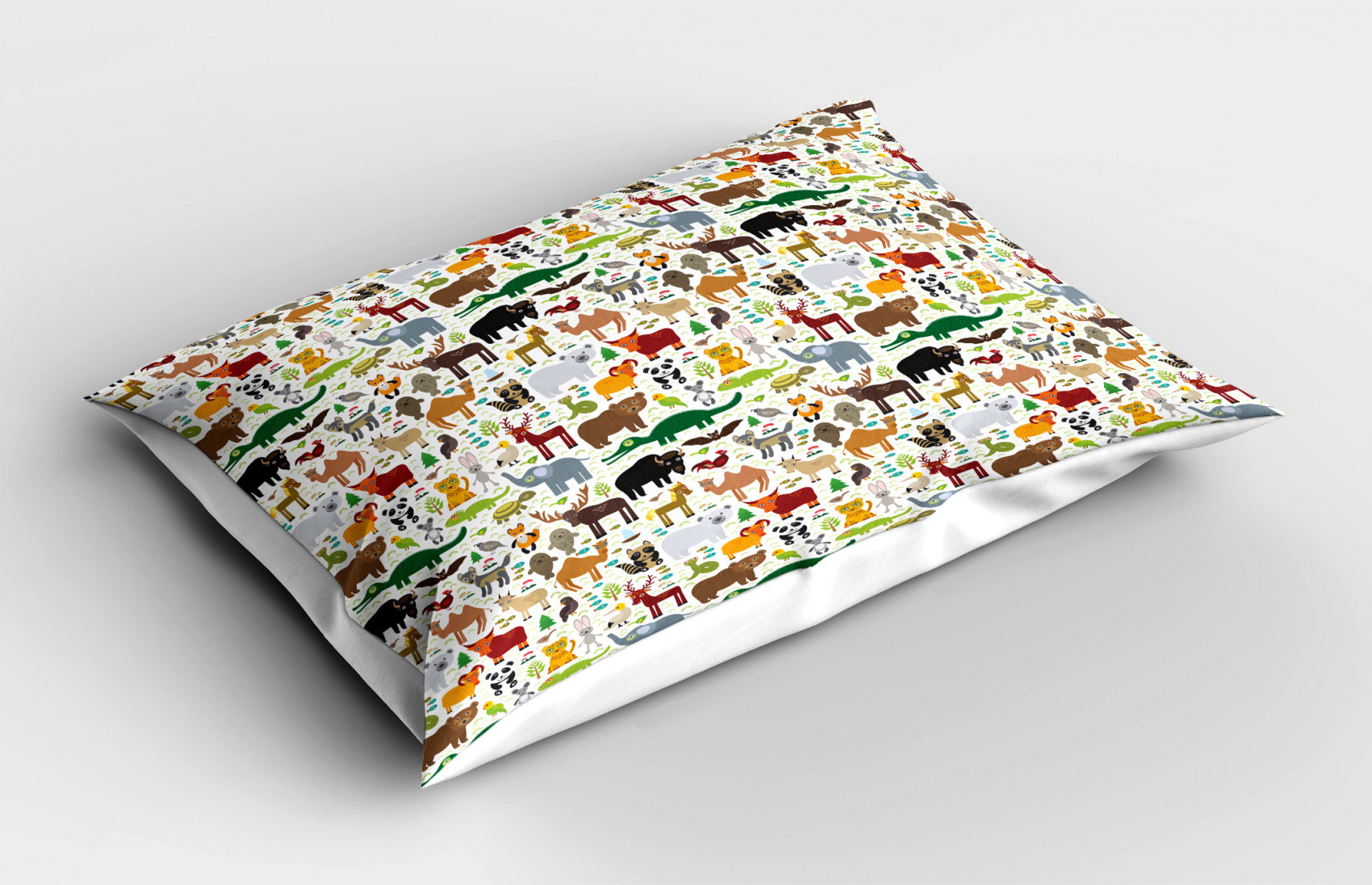 Ambesonne Educational Animals Sham | Wayfair