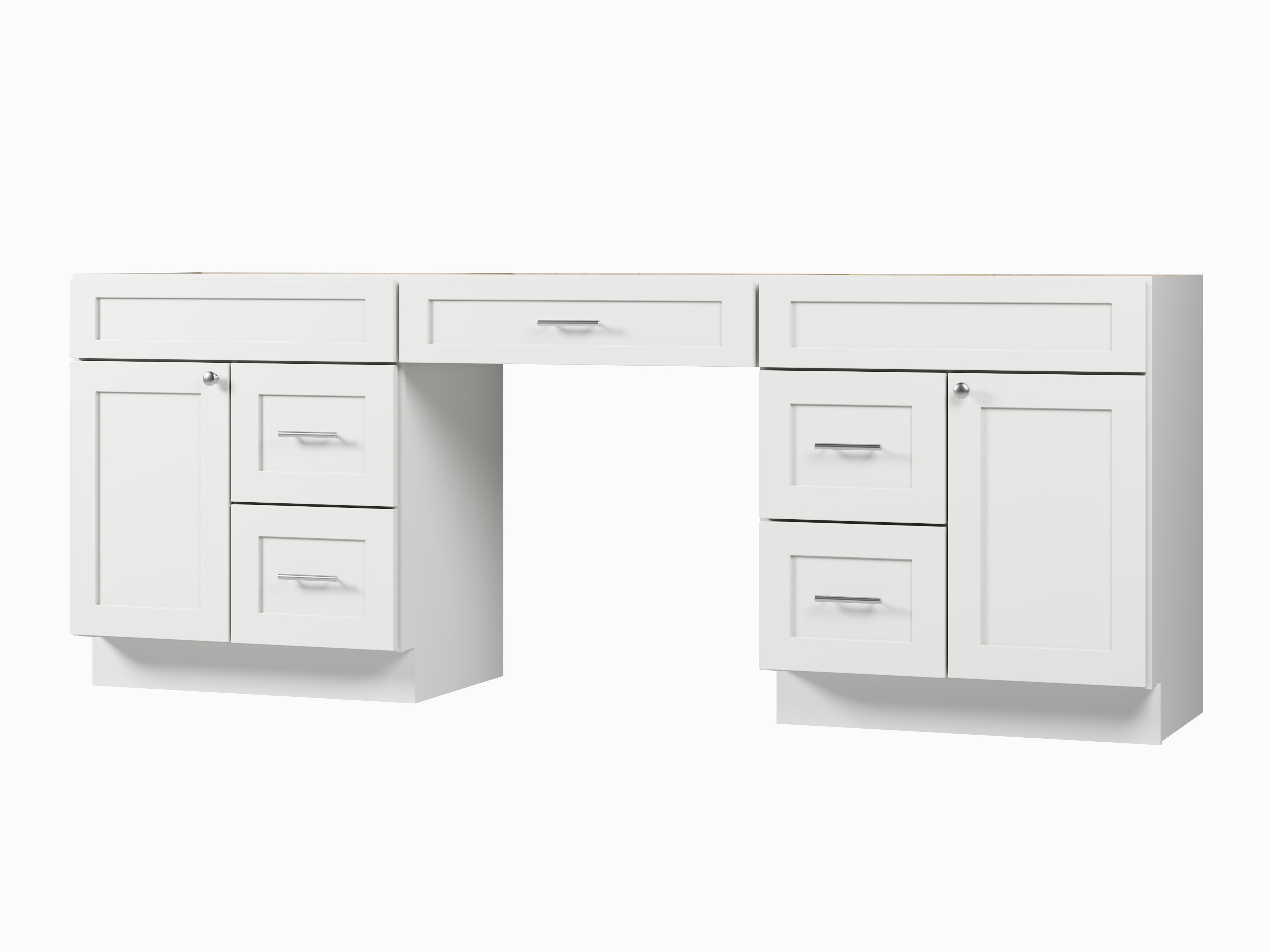 DISAR 90 Double Bathroom Vanity Base Only | Wayfair