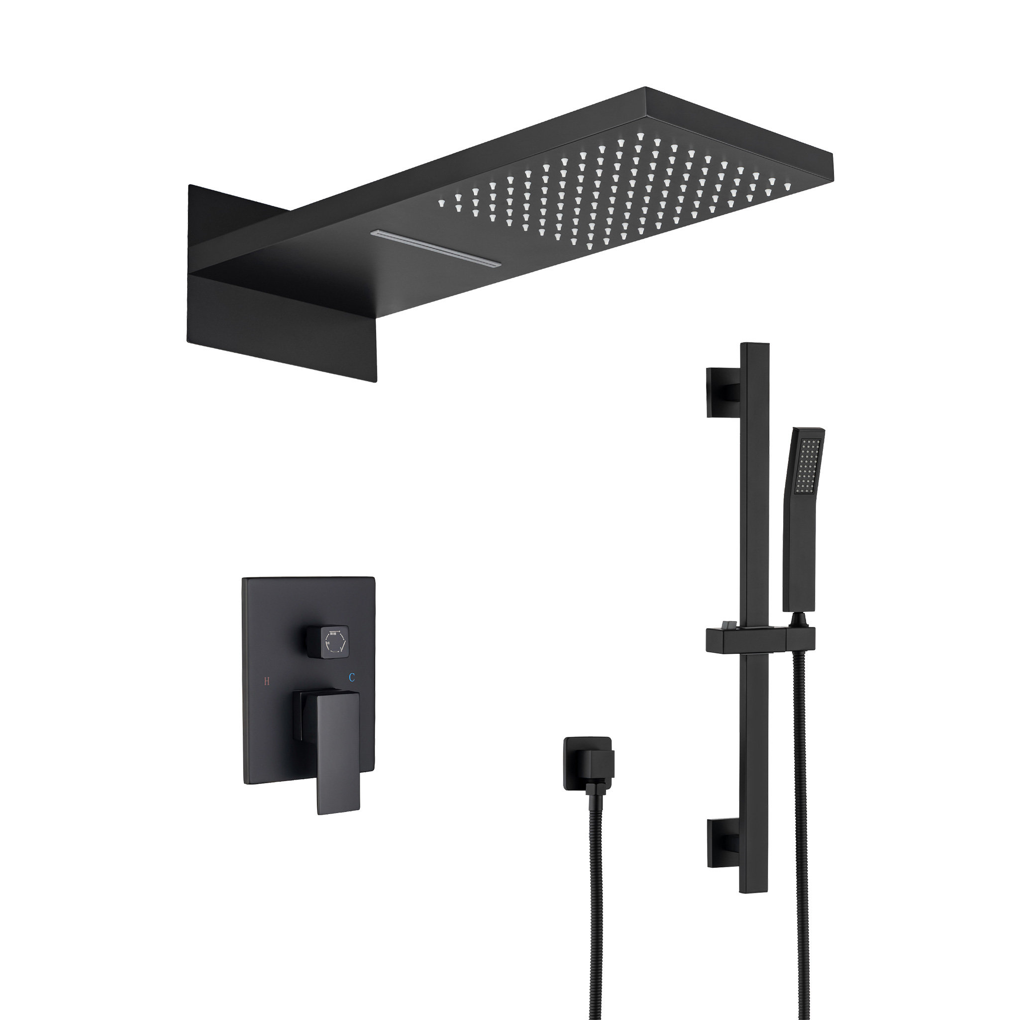 Rainlex Diverter Complete Shower System with Rough in-Valve & Reviews ...