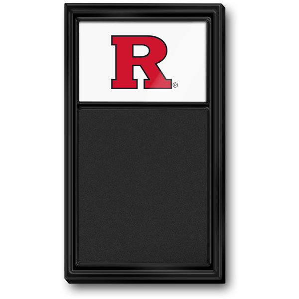 The Fan-Brand Rutgers Scarlet Knights: White - Chalk Noteboard | Wayfair