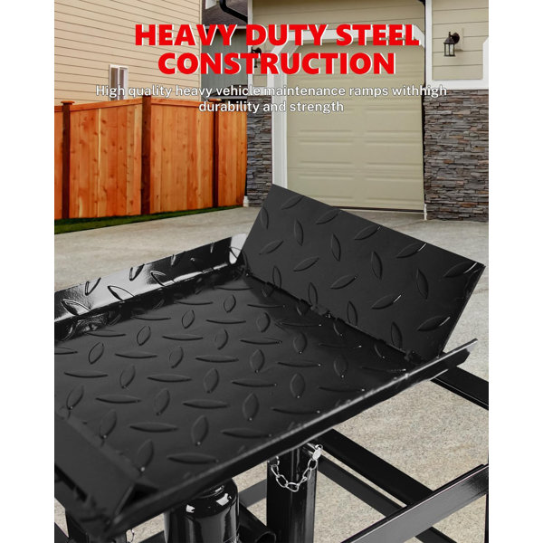 Yesurprise Car Ramps, 5T 11000lbs Low Pro-File Car Lift Service Ramps ...