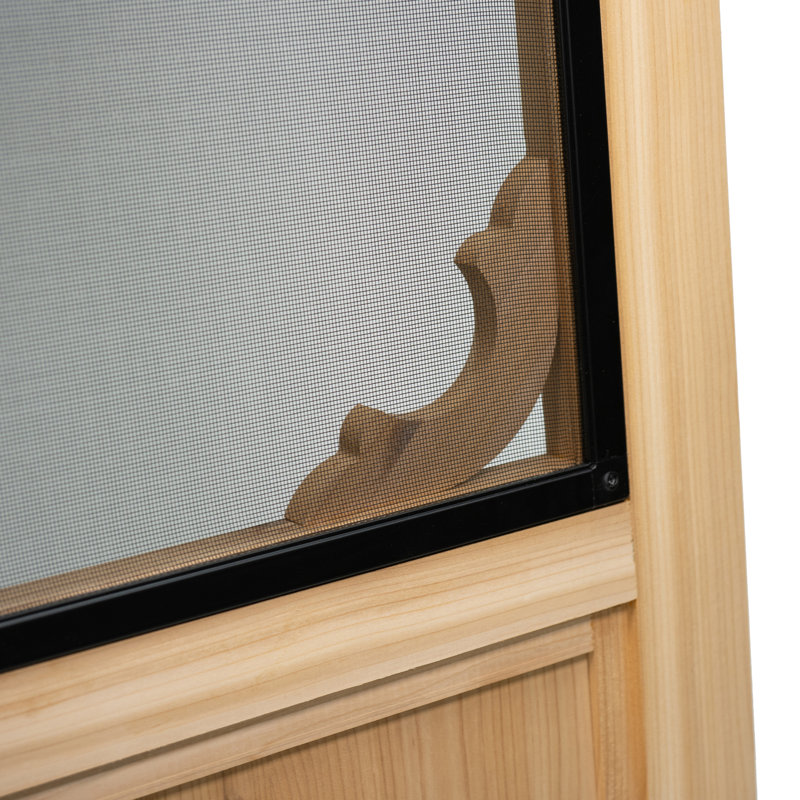 Kimberly Bay Cedar Wood Slab Screen Doors & Reviews | Wayfair