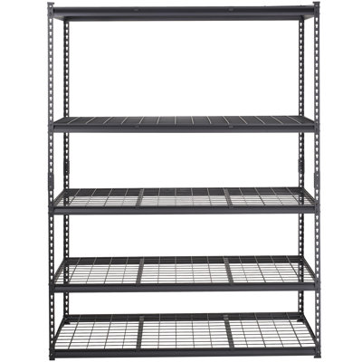 WFX Utility™ Heavy-Duty Height Adjustable Shelving Unit With Wheels ...