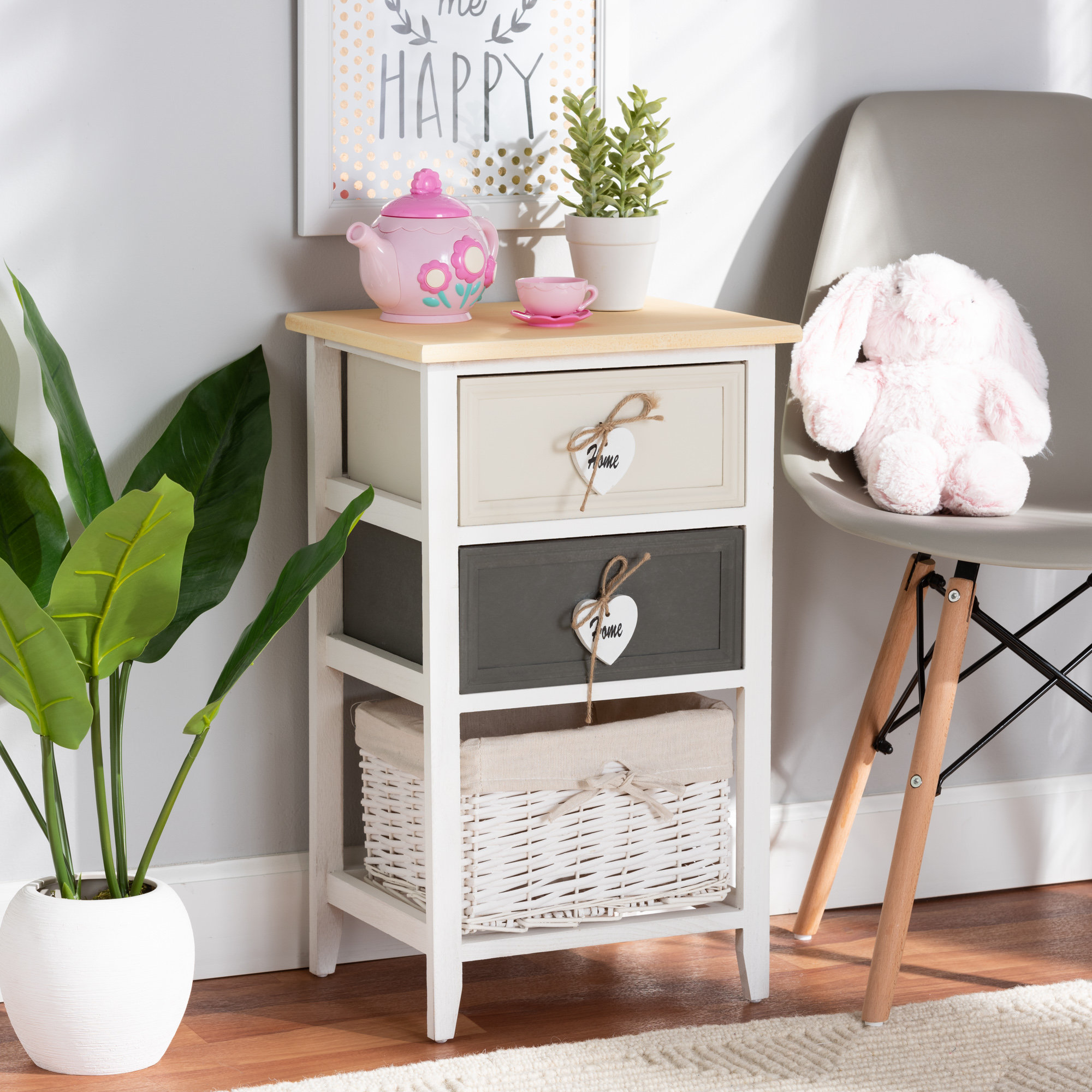 Red Barrel Studio® Studio Modern And Contemporary Multi-Coloured Wood 2 ...