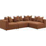 Hokku Designs Elegant Sectional Corner Unit With Matching Pillows, 27 ...