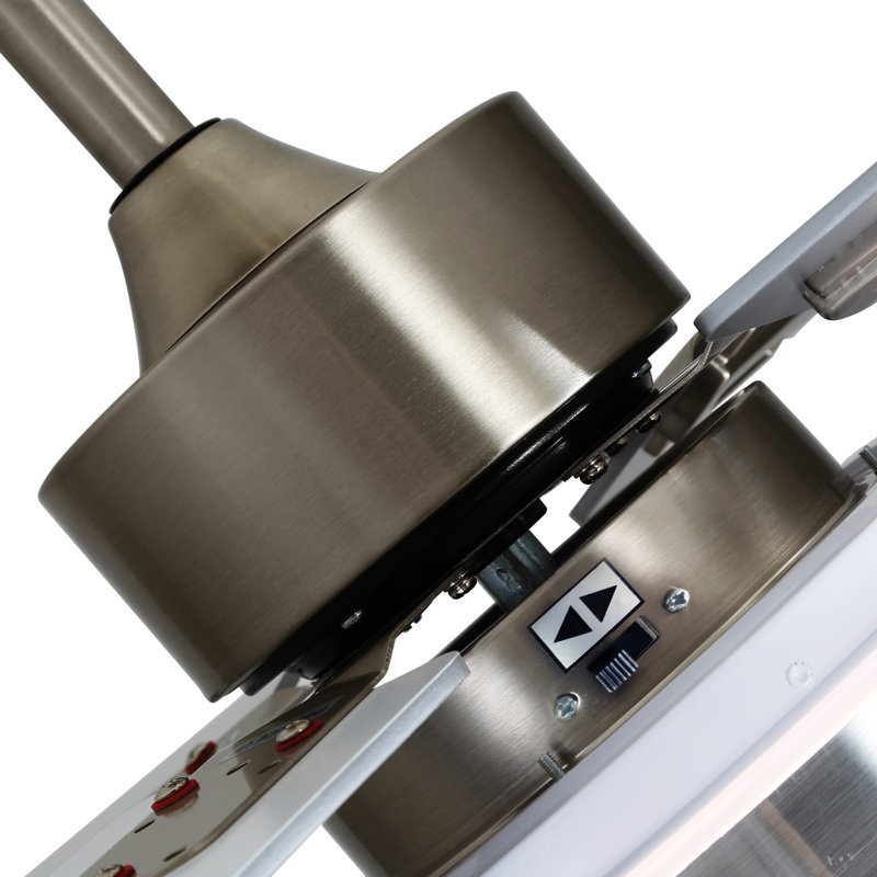 Latitude Run® Blayten 4 - Blade LED Standard Ceiling Fan with Remote ...