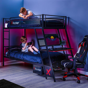 X Rocker Nation X Rocker Armada (3') Standard Bunk Bed with Built-in ...