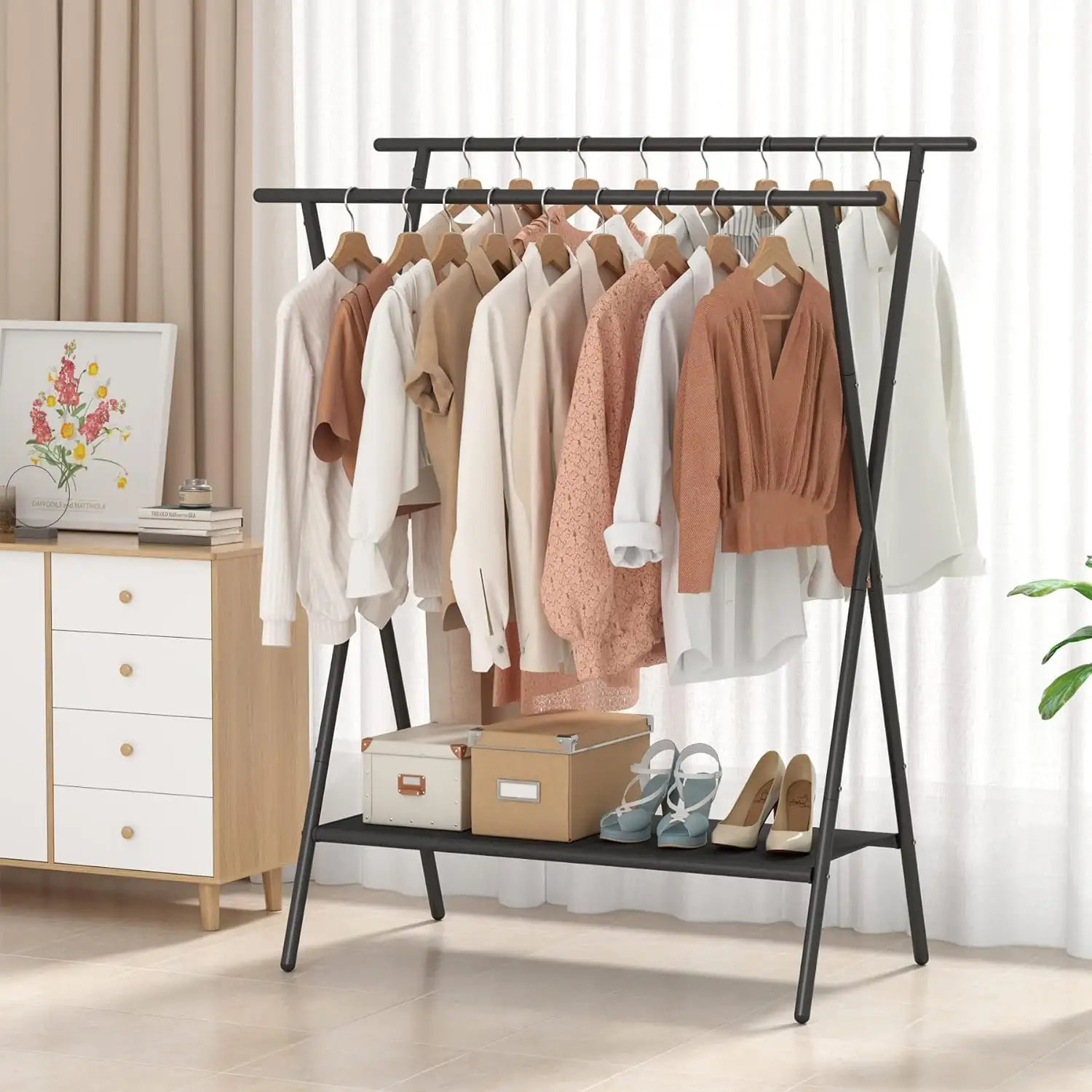 17 Stories Portable Clothes Hanger | Wayfair