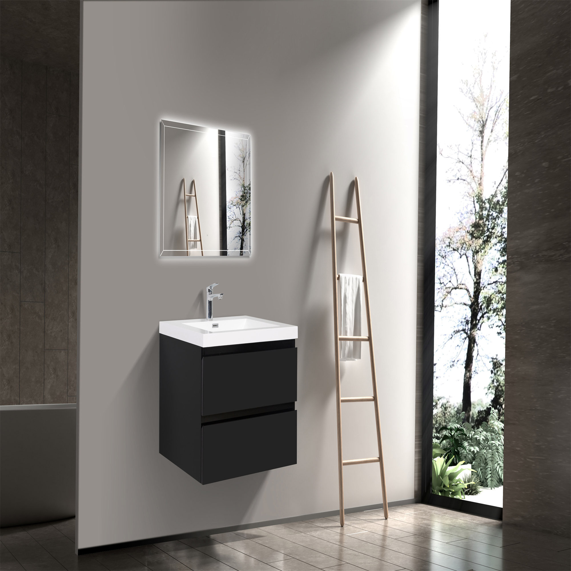 ChocoPlanet 30" Floating Bathroom Vanity With Sink | Wayfair