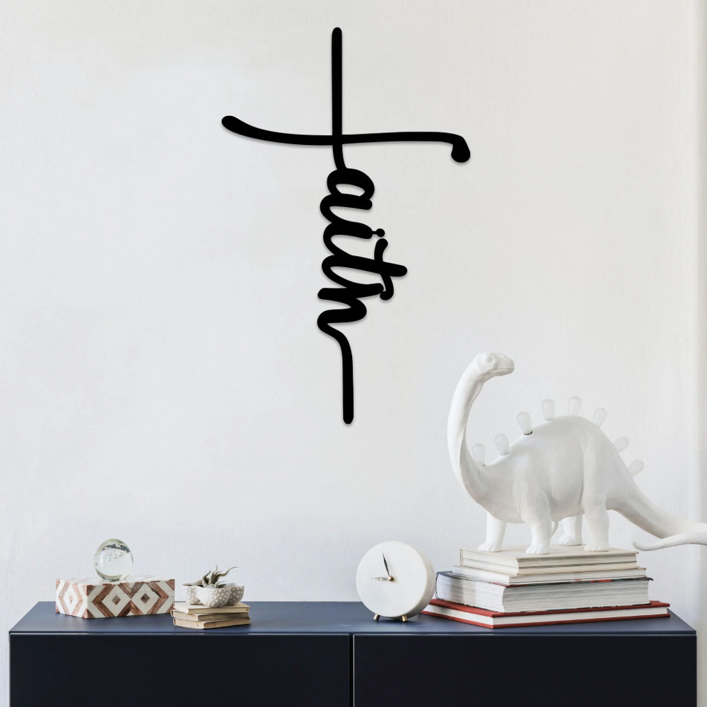 Trinx FAITH CROSS - METAL WALL ART - Wayfair Canada