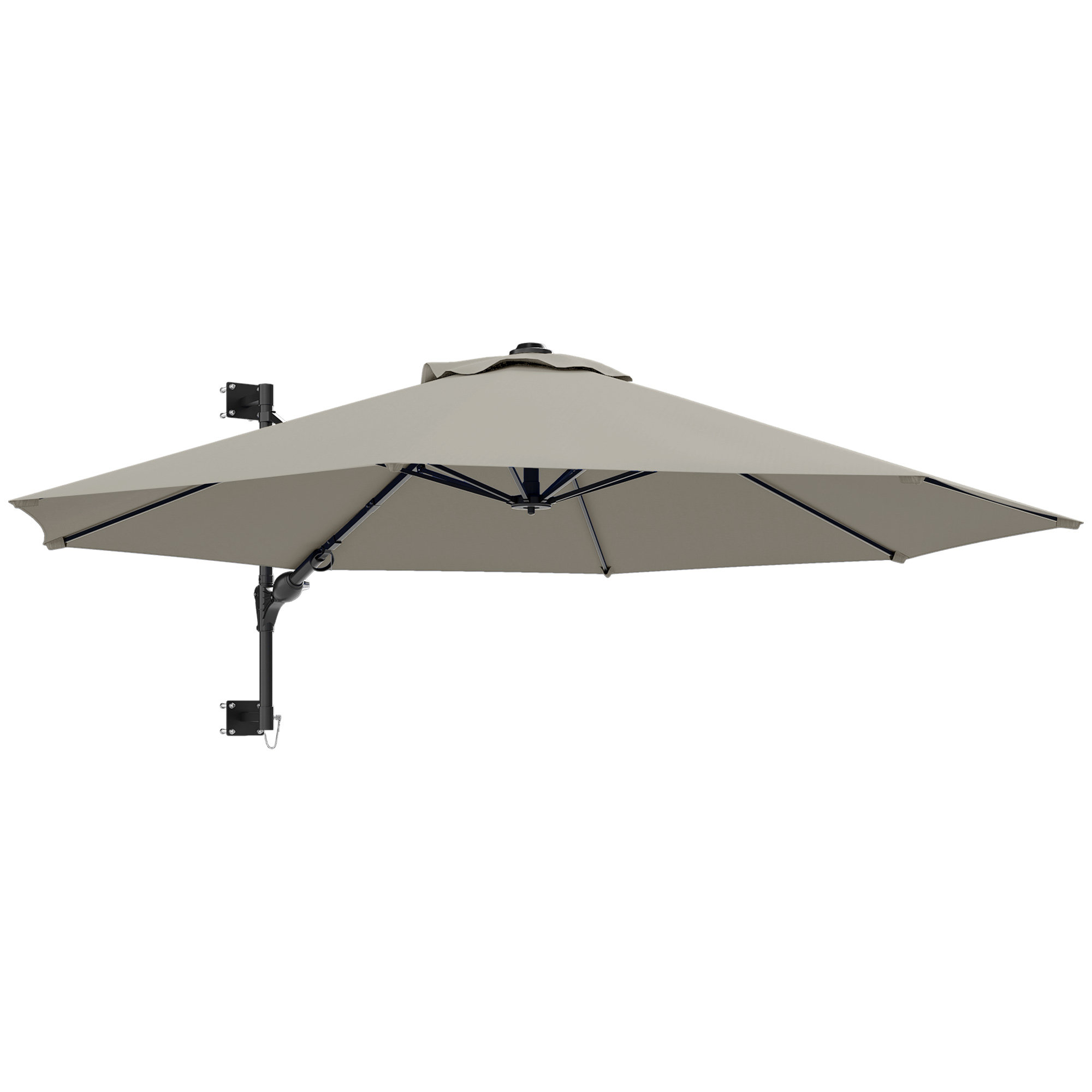 17 Stories 292cm Wall Mount Parasol | Wayfair.co.uk