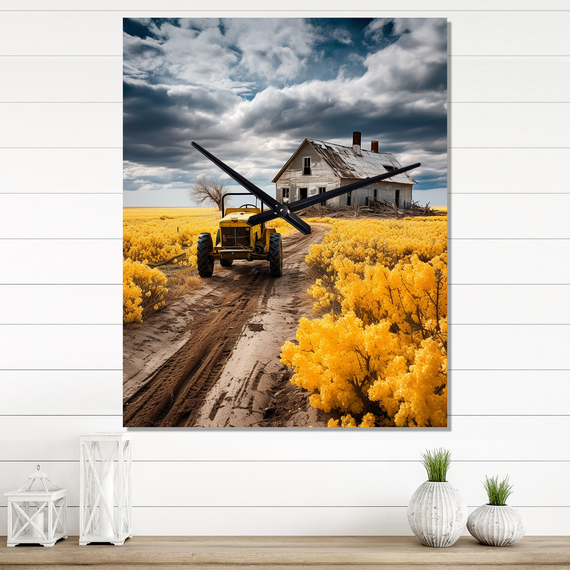 Design Art Farmhouse Tractor Countryside Haven I - Farm Very Large Wall ...