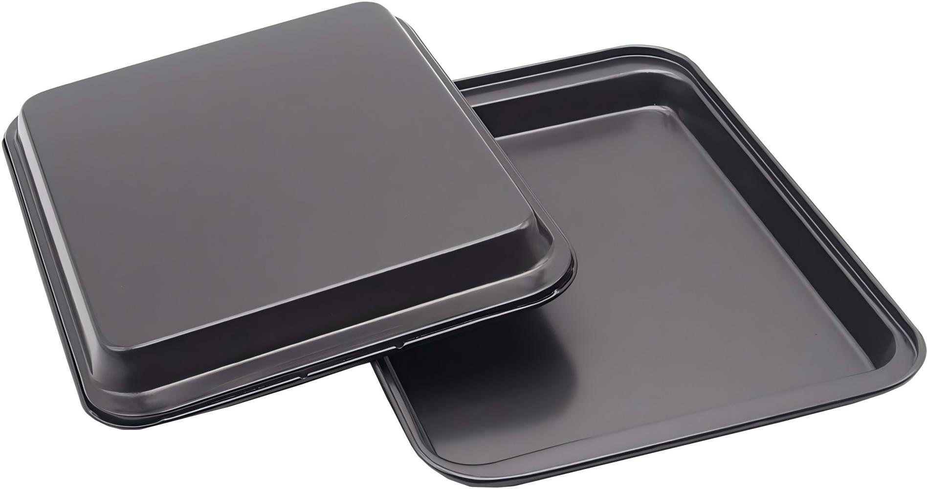 Anadea 2 Small Baking Sheets 9.45 X 7.09 Inch (Inner 7.5X6) Mini Cookie ...