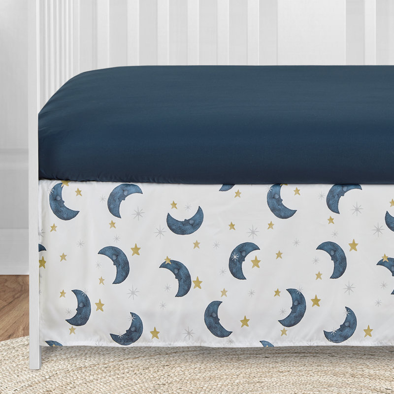 Sweet Jojo Designs Bear and Moon Star 4 Piece Crib Bedding Set ...