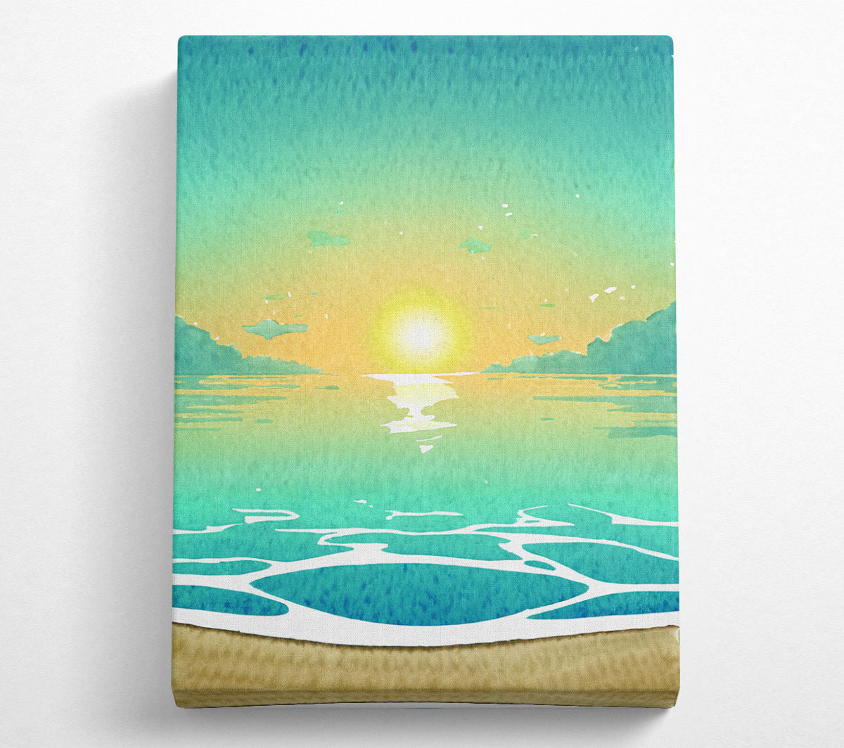House of Hampton Green Calm Canvas Watercolour | Wayfair.co.uk