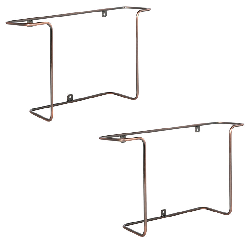 Everly Quinn Wall Mounted Metal Wire Magazine Rack & Reviews | Wayfair