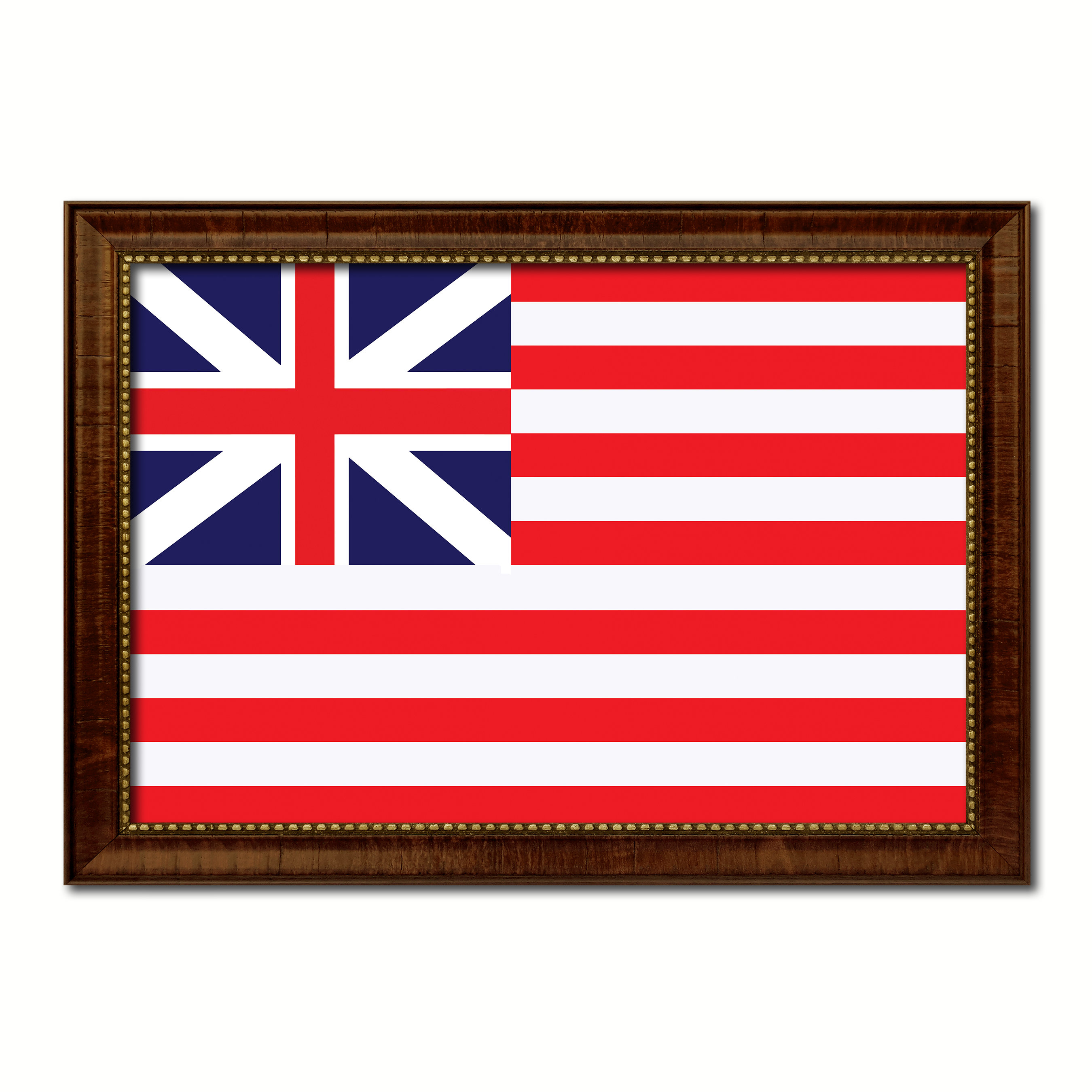 Williston Forge Grand Union Military Flag Canvas Print, 27 x 39 | Wayfair